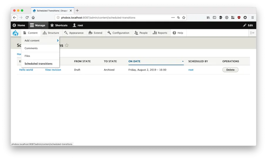 Introducing Scheduled Transitions Previousnext